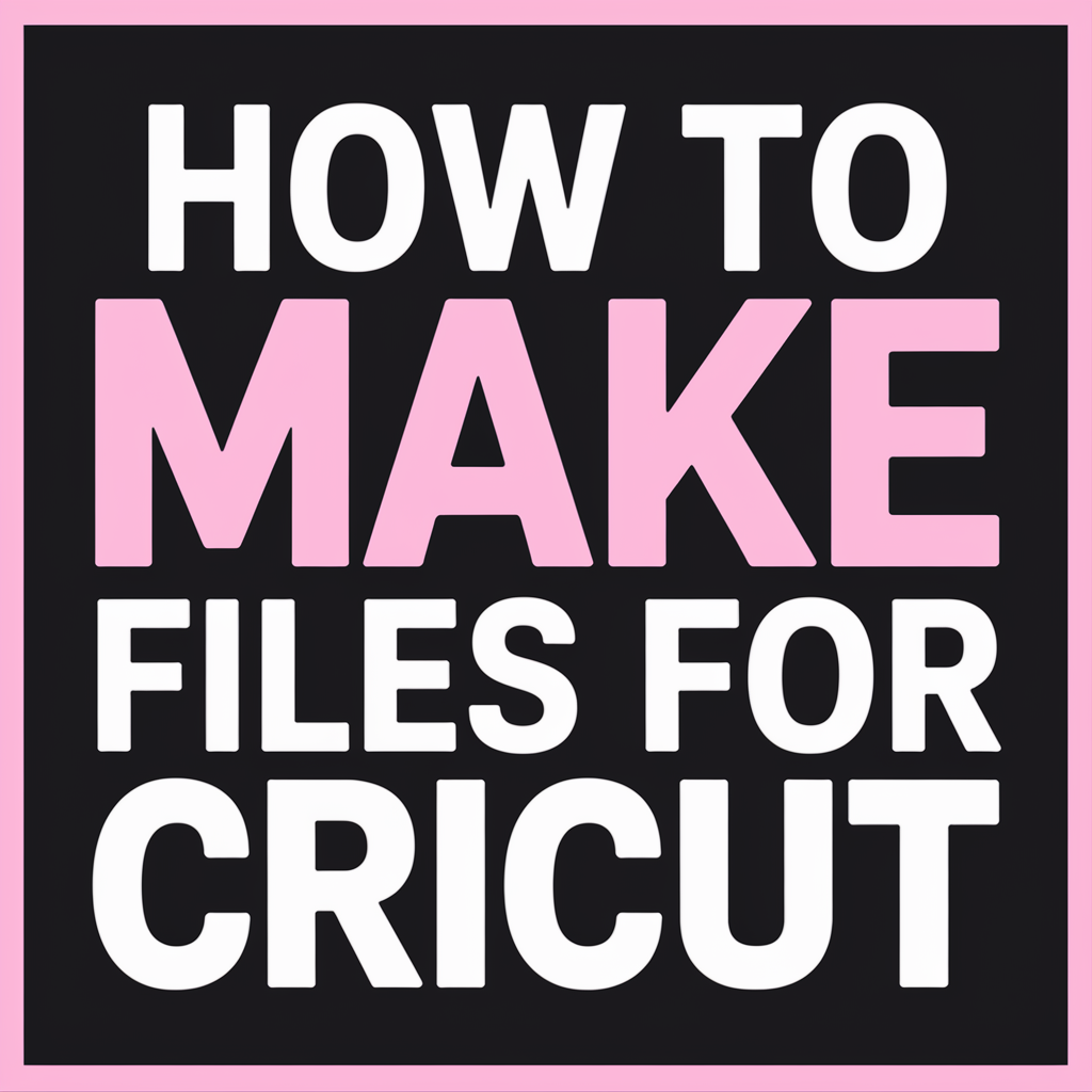 How to Make SVG Files for Cricut – Easy Step-by-Step for Beginners – Quick Digital Files