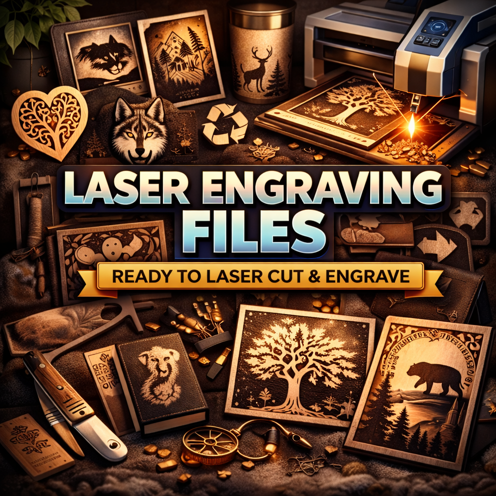 Laser Engraving Files – Instant Digital Downloads – Quick Digital Files