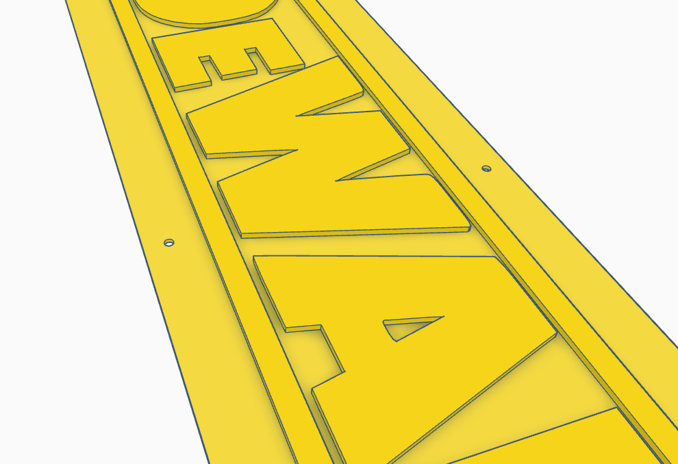 Dewalt Style Sign STL File for 3D Printing - Free DIY Home Decor ...