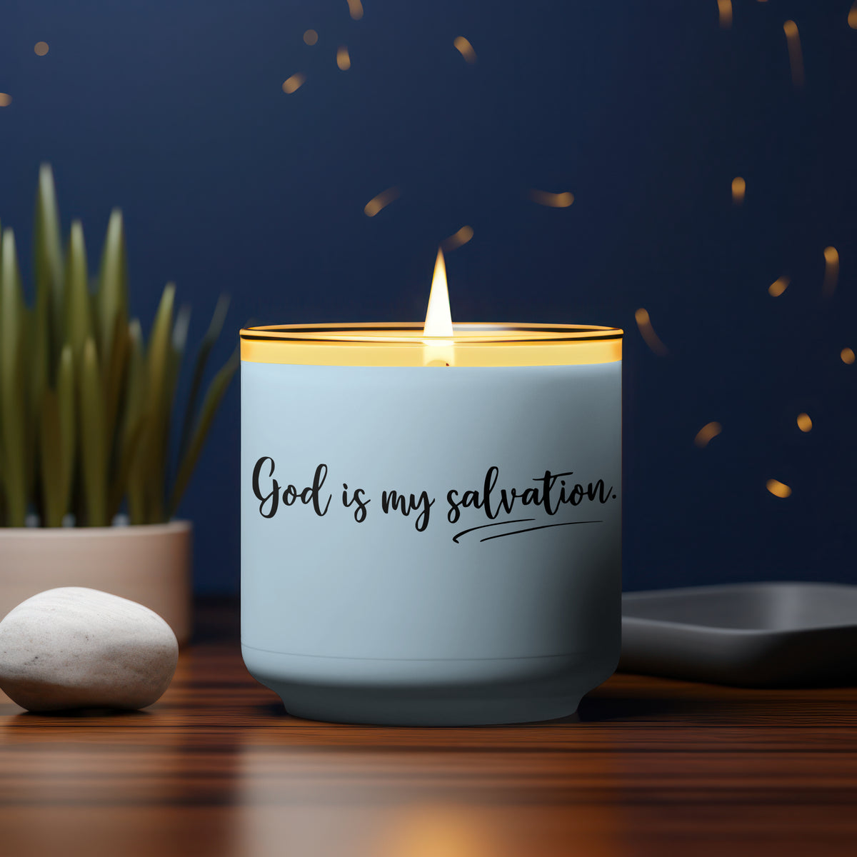 God Is My Salvation SVG | Christian Cursive Quote Design – Quick ...