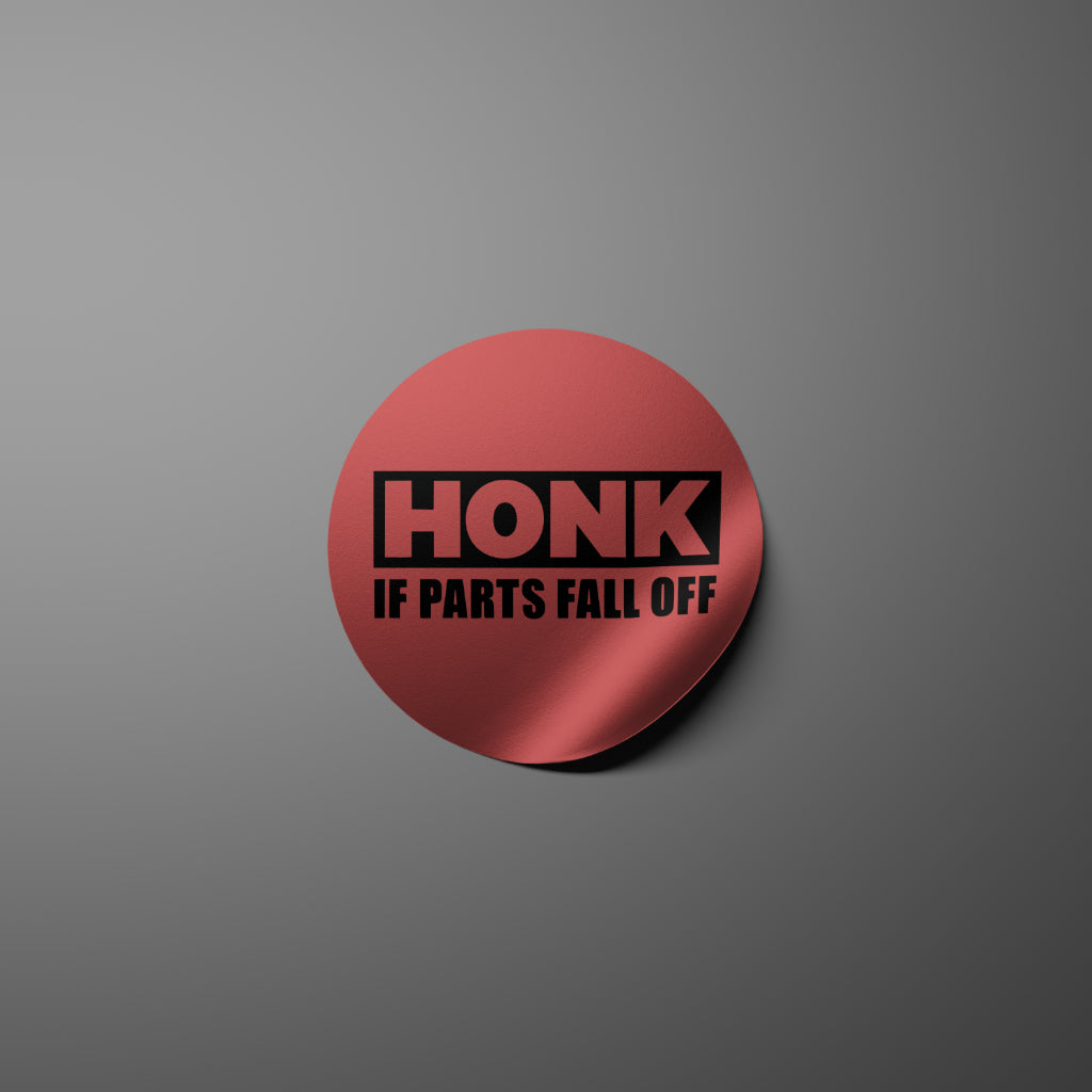 "Honk If Parts Fall Off" Bumper Sticker Design | SVG PNG JPEG PDF ...