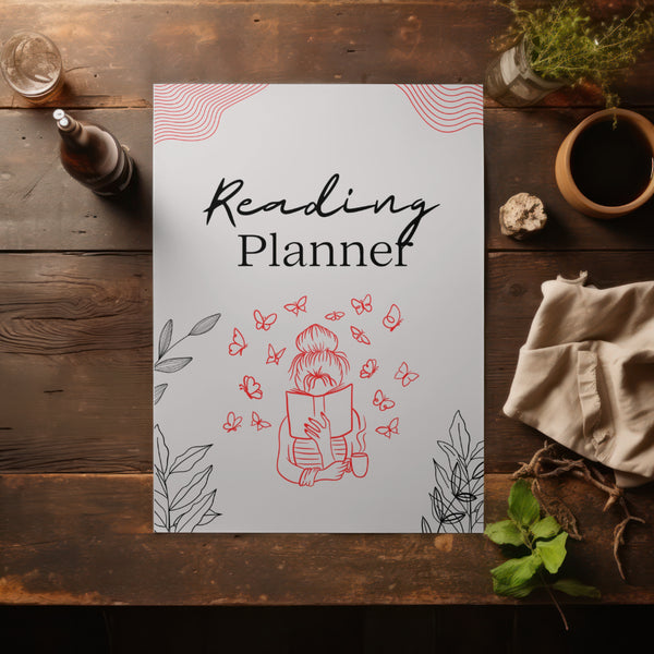 Digital Reading Planner PDF | Comprehensive Book Journal and Tracker ...