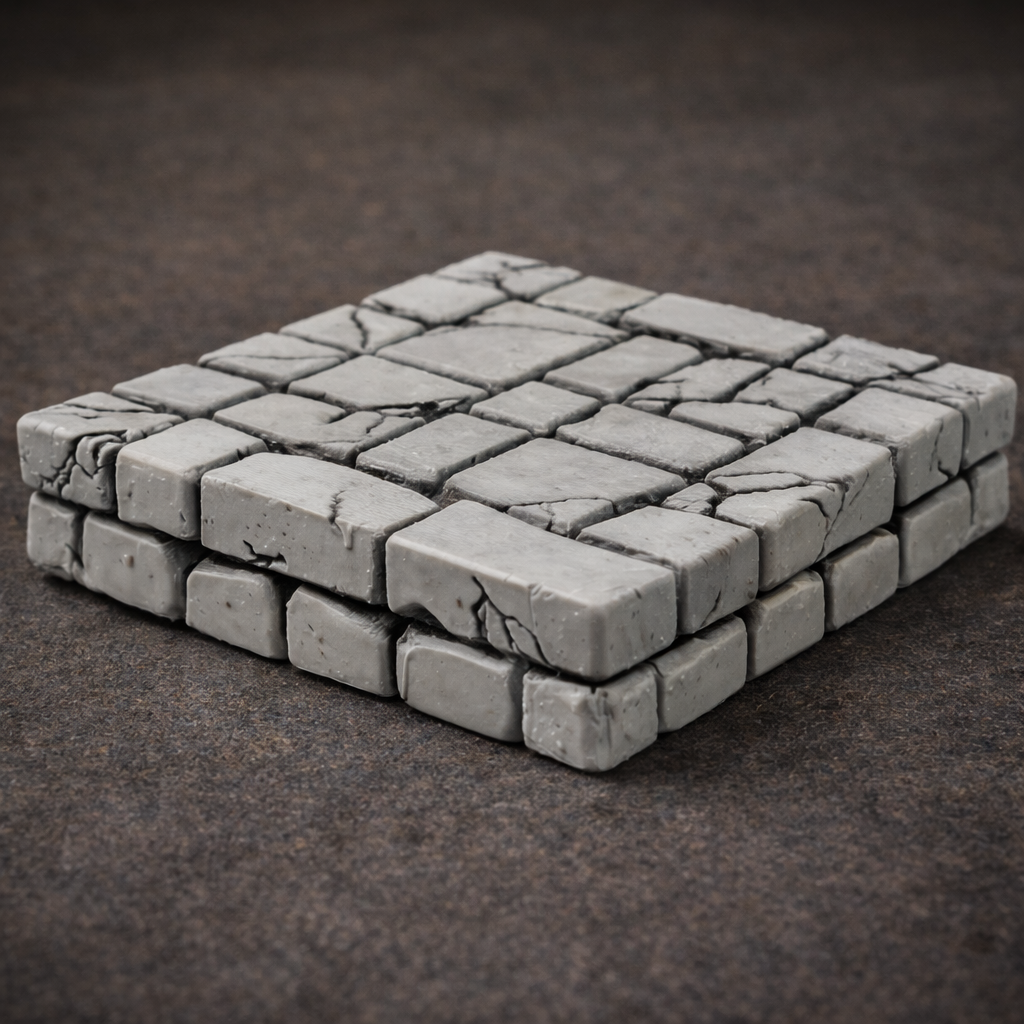 Modular Dungeon Floor Tile 3D Print – 28mm Stone STL GLB OBJ – Quick ...