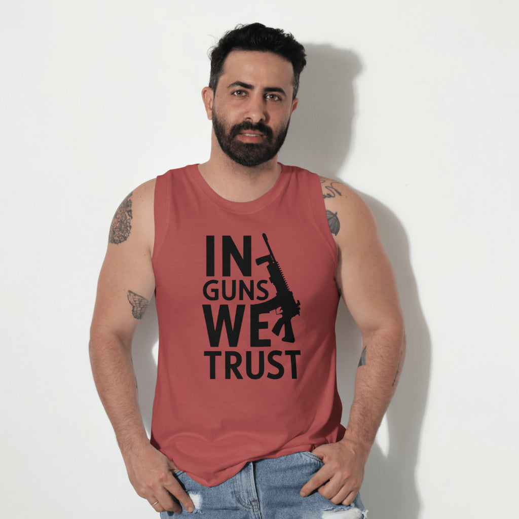 In Guns We Trust - Bold Assault Rifle Graphic Download – Quick Digital ...