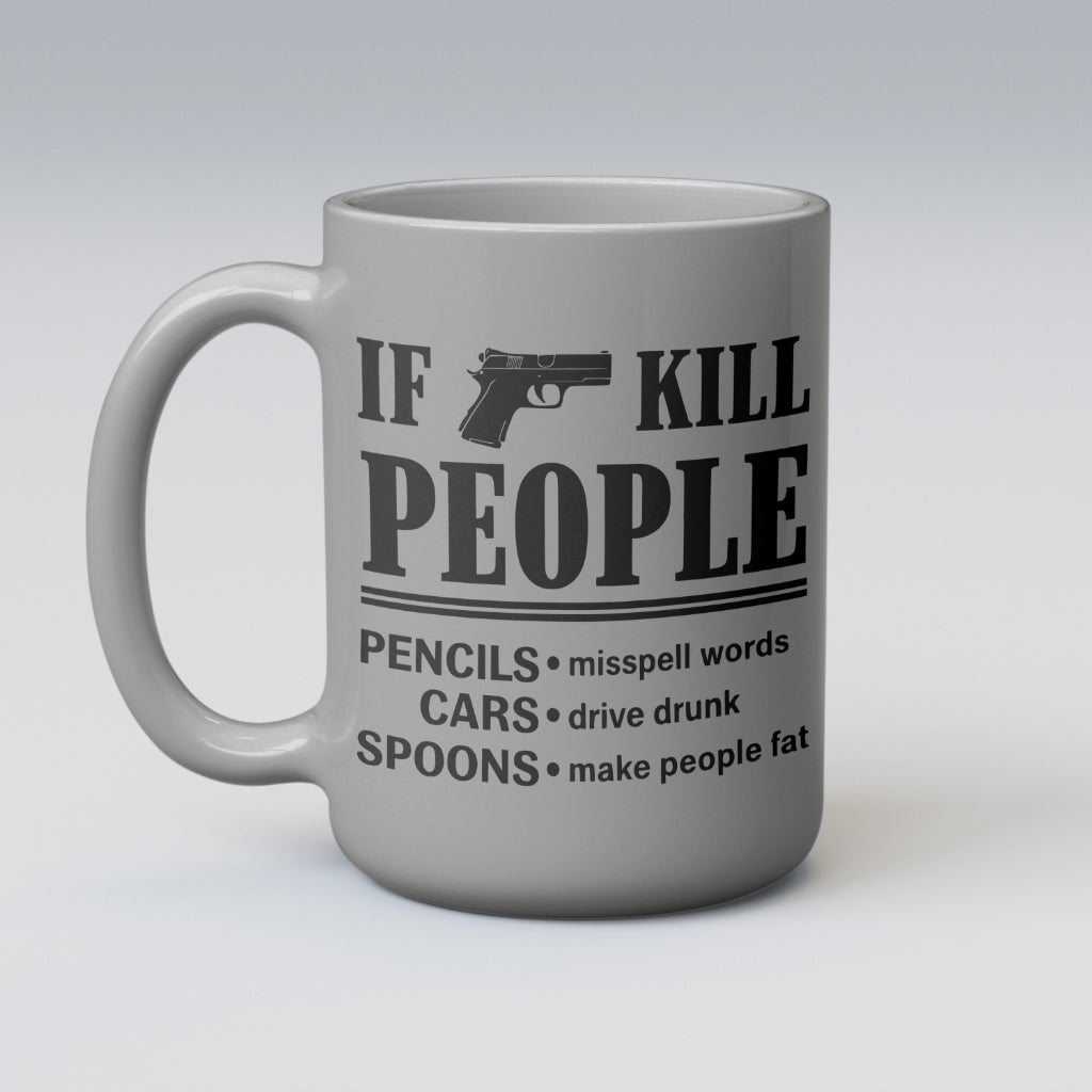 "If Guns Kill People" - Provocative Analogy Graphic Download – Quick ...