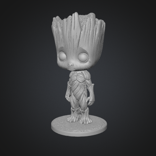 Groot 3D Model on Stand STL GLB OBJ for 3D Printing – Quick Digital Files