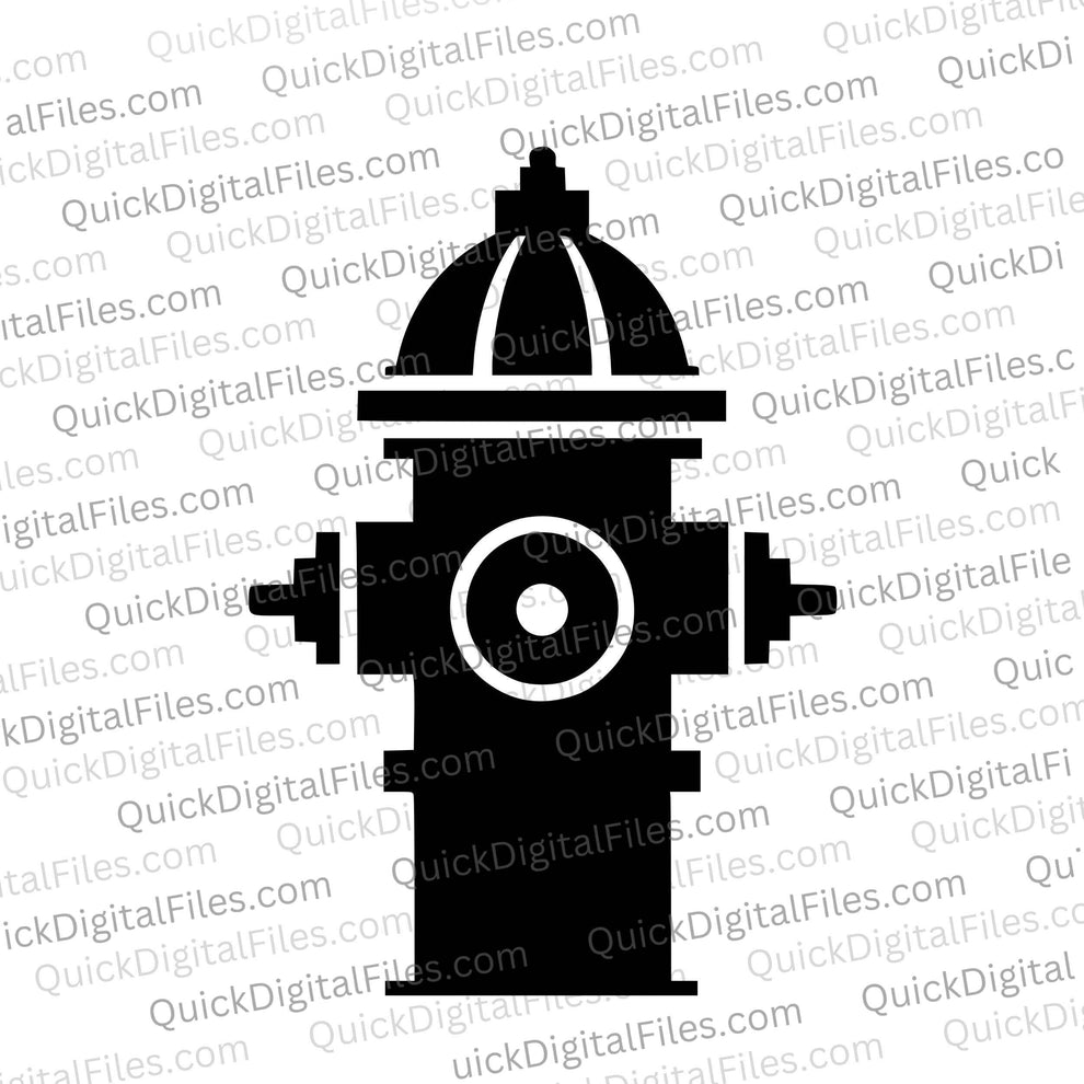 Fire Hydrant Silhouette Graphic | Hydrant SVG Download – Quick Digital ...