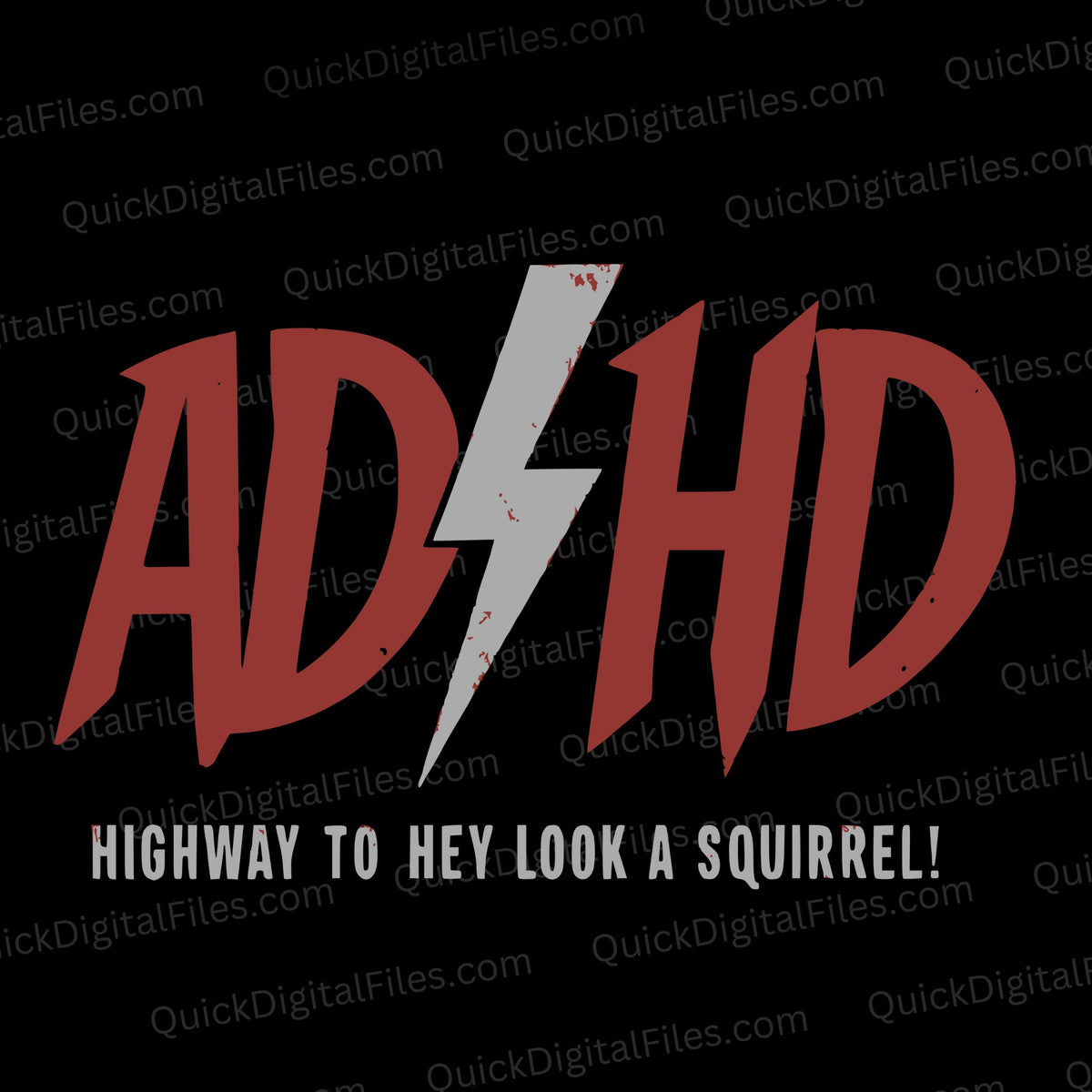 AD-HD Highway to Hey Look a Squirrel! Rock 'n' Roll Design – Quick ...