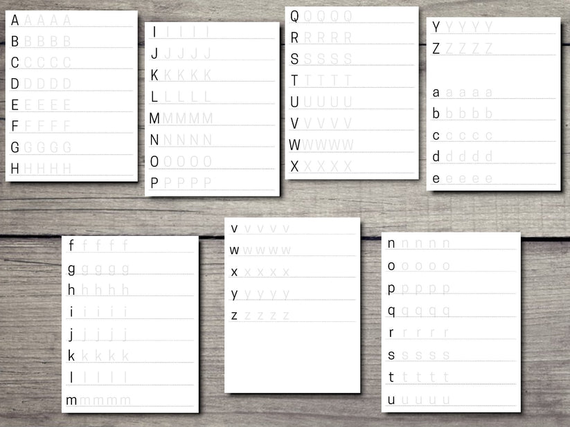 Alphabet Handwriting Practice Sheets for Kids: Boost Literacy Skills ...